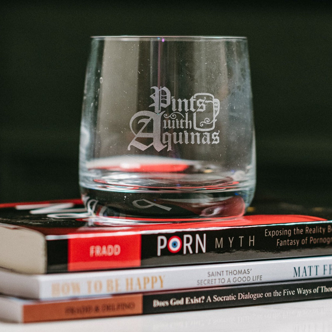 PWA Whiskey Glass – Pints W/ Aquinas